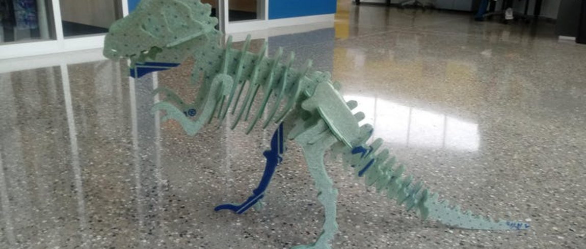 Fab Lab: Laser Cut a T-Rex Dinosaur | Lake Michigan College